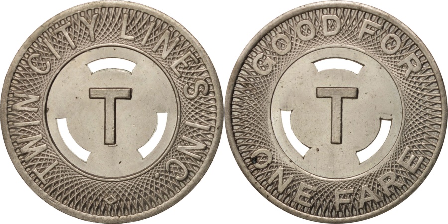 United States, Token, Twin City Lines Inc. | Tokens & Medals