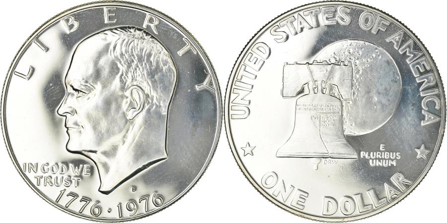 Coin, United States, Eisenhower Dollar, 1976, San Francisco, | Dollars