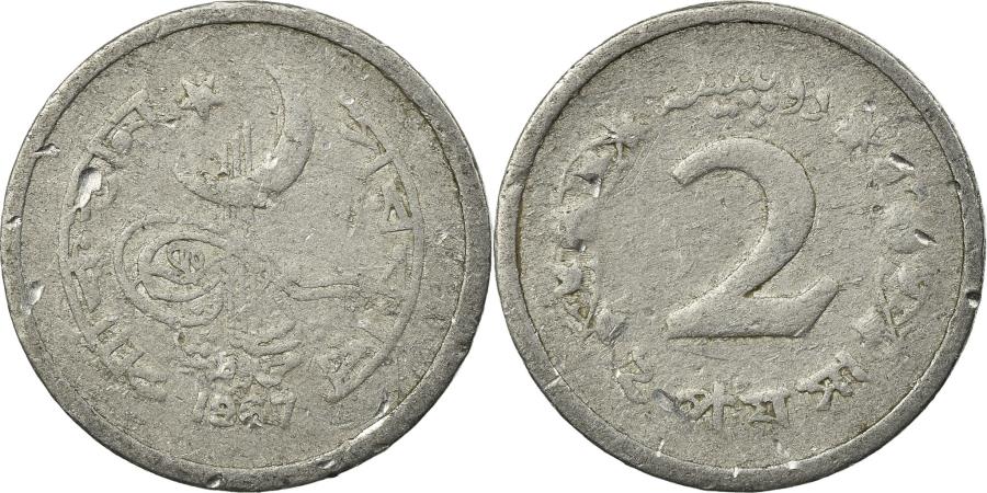 Coin, Pakistan, 2 Paisa, 1967, , Aluminum, KM:28 | Asian and Middle ...