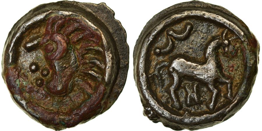 Coin, Suessiones, Potin au cheval, Ist century BC, , Potin | Celtic Coins