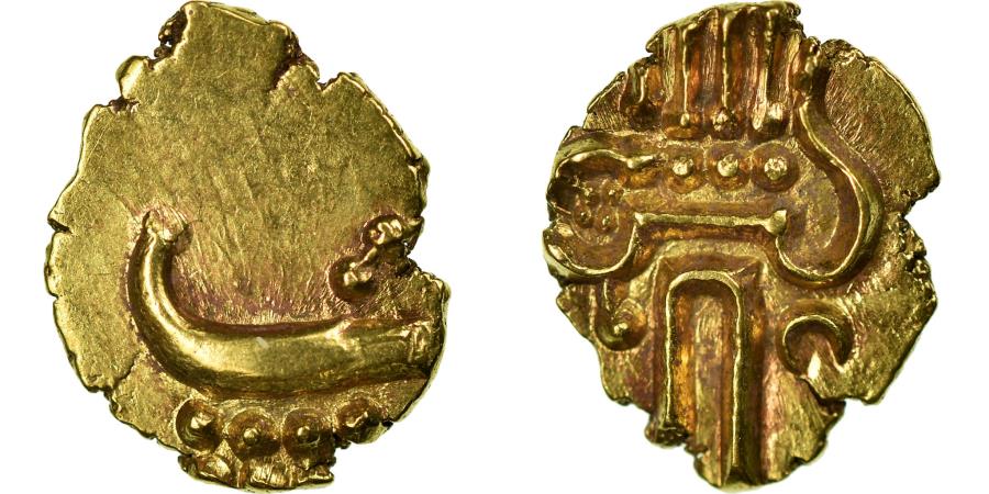 Coin, INDIA-PRINCELY STATES, COCHIN, Fanam, 1795-1850, , Gold, KM:10