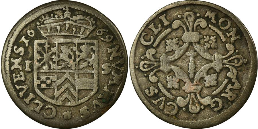 Coin, German States, CLEVES, Friedrich Wilhelm, St, 1669, , Silver