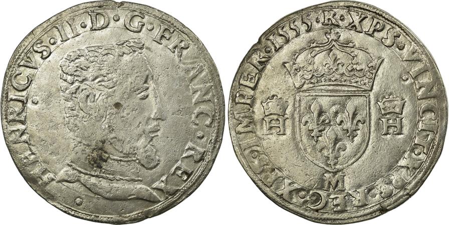 Coin, France, Teston, 1555, Toulouse, , Silver, Sombart:4572 | European ...