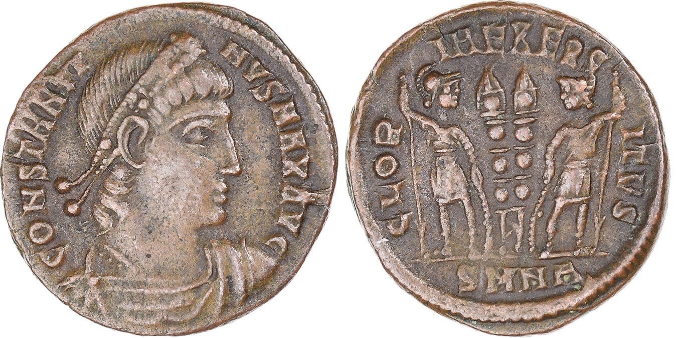 Coin, Constantine II, Follis, 337-340, Nicomedia, , Bronze | Roman Imperial Coins