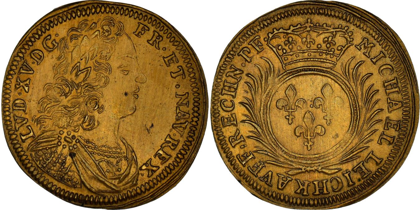 France, Token, Louis XV, Michael Leichkauff, Rechenpfennig, History,