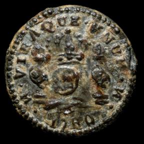 Spanish Civilian Button, 1760, 15 mm | Ancient Coins