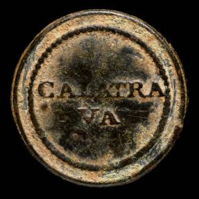Button Provincial of Calatrava, Spanish army, Napoleonic wars - 15 mm.