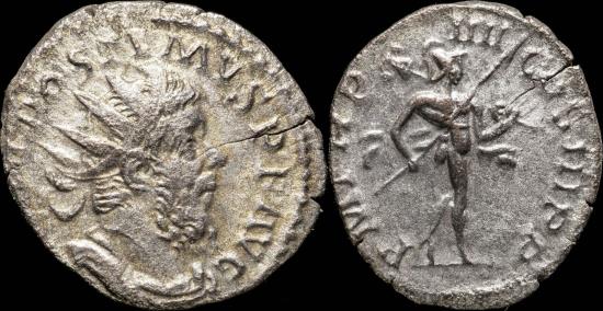 Postumus Antoninianus - PM TR P COS II PP - 21 mm / 2.94 gr. | Ancient ...
