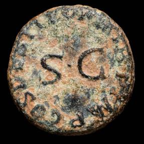 Claudius Ae Quadrans - SC - 15 mm / 2.93 gr. | Ancient Coins