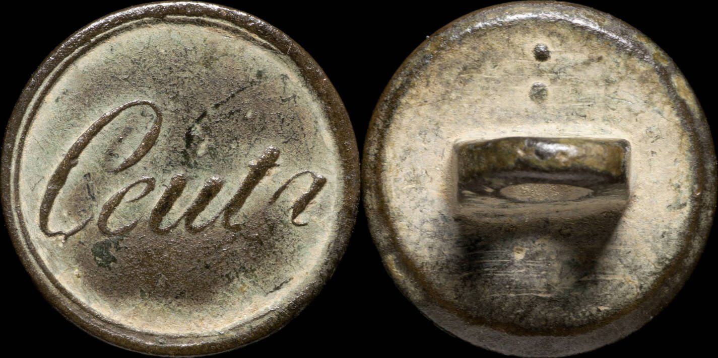 Button Spanish Independence War, Provicincial Ceuta - 16 mm. | Ancient ...