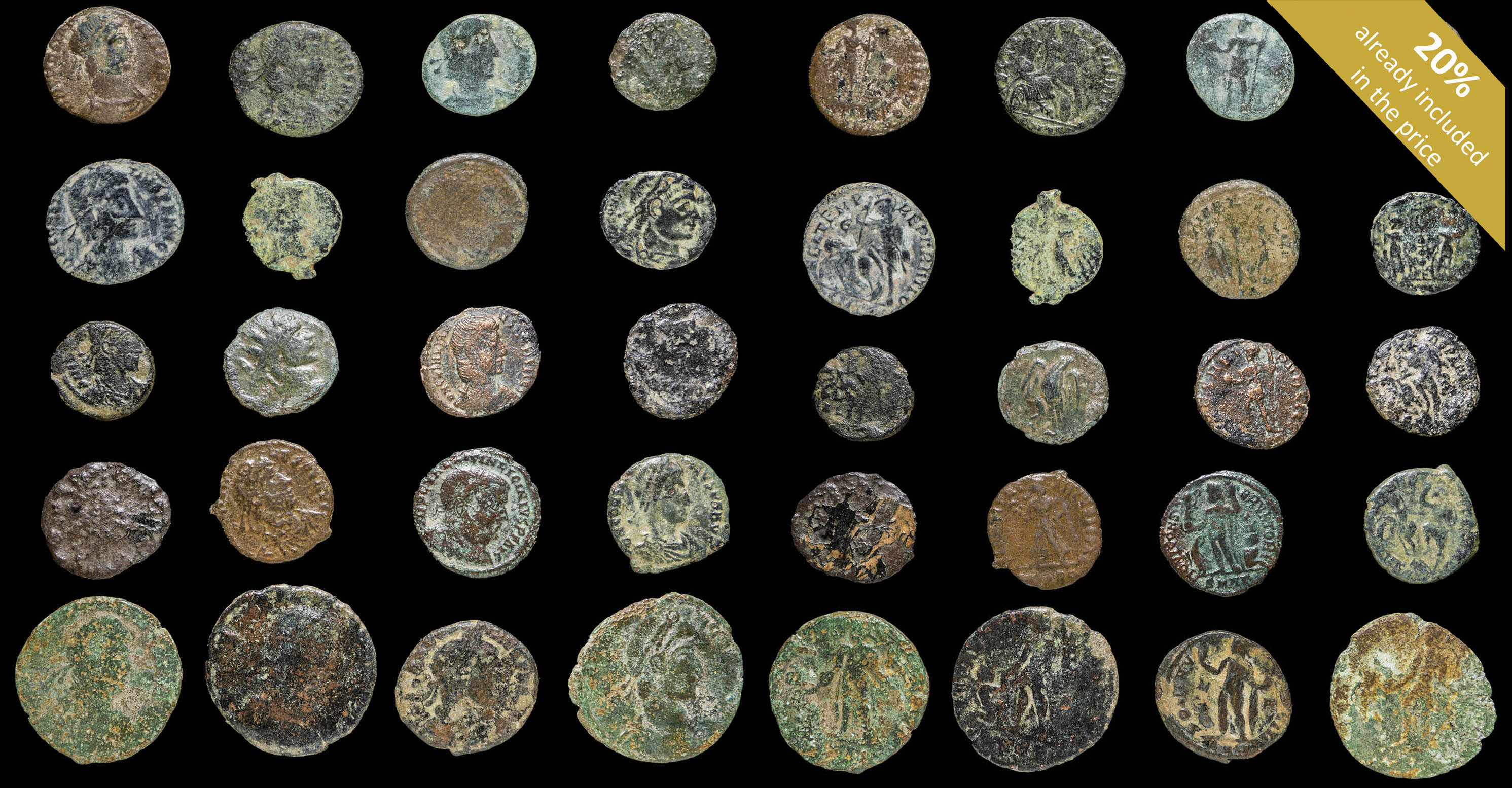 Roman Empire, 20 coins Lot. | Ancient Coins