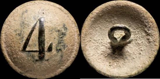 Button Military Spanish, Regiment 4, Napoleonic War - 21 mm. | Ancient ...
