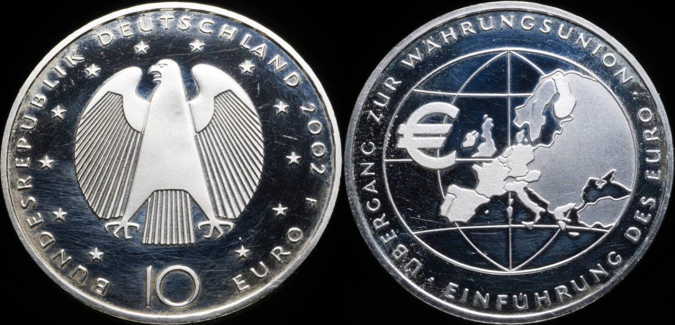 10 Silver Euro, Alemania Mint - 33 mm / 18.10 gr. | Ancient Coins