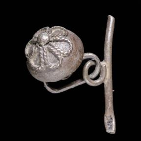 Spanish Civilian Silver Button, time XIX century, 11 mm | Ancient Coins