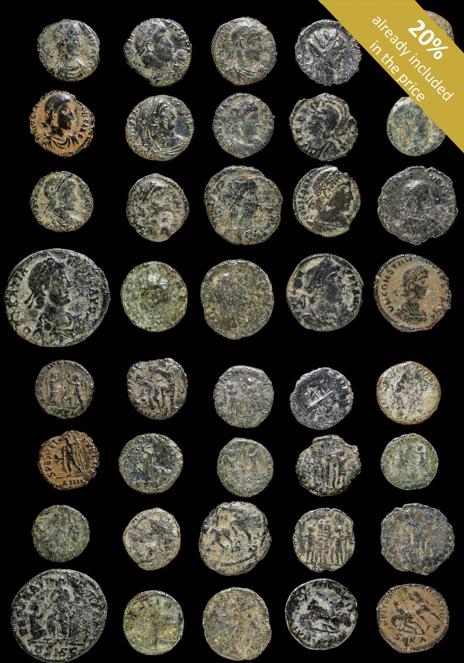 Roman Empire, 20 coins Lot. | Ancient Coins