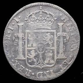 1819, 8 Silver Reales Ferdinand VII Lima Mint (Assayed J.P.) - 39 mm ...