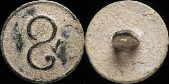 Button Military Spanish, Regiment 8, Napoleonic War - 22 mm. | Ancient ...