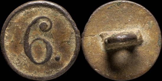 Button Military Spanish, Regiment 6, Napoleonic War - 15 mm. | Ancient ...