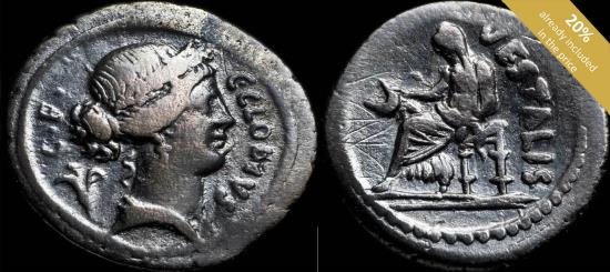 Republican Denarius, C. Claudia (41 a.C.) - 19 mm / 3.66 gr. | Ancient ...