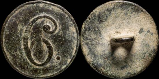 Button Military Spanish, Regiment 6, Napoleonic War - 21 mm. | Ancient ...