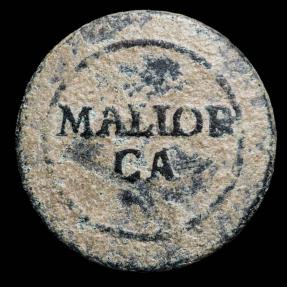 Spanish Button Independence War, Infantry Line Mallorca (1791-1805)-17 mm.