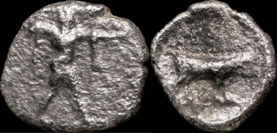 Greek Silver Obol - 10 mm / 0.80 gr. | Ancient Coins