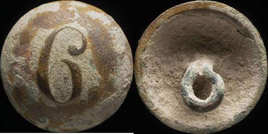 Button Military Spanish, Regiment 6, Napoleonic War - 19 mm. | Ancient ...