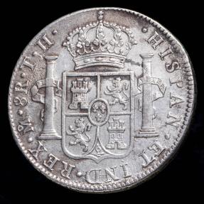 1806, 8 Silver Reales Charles IV, Mexico (Assayed TH) - 39 mm / 26.85 gr.
