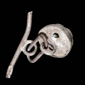 Spanish Civilian Silver Button, time XIX century, 11 mm | Ancient Coins