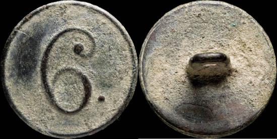 Button Military Spanish, Regiment 6, Napoleonic War - 22 mm. | Ancient ...