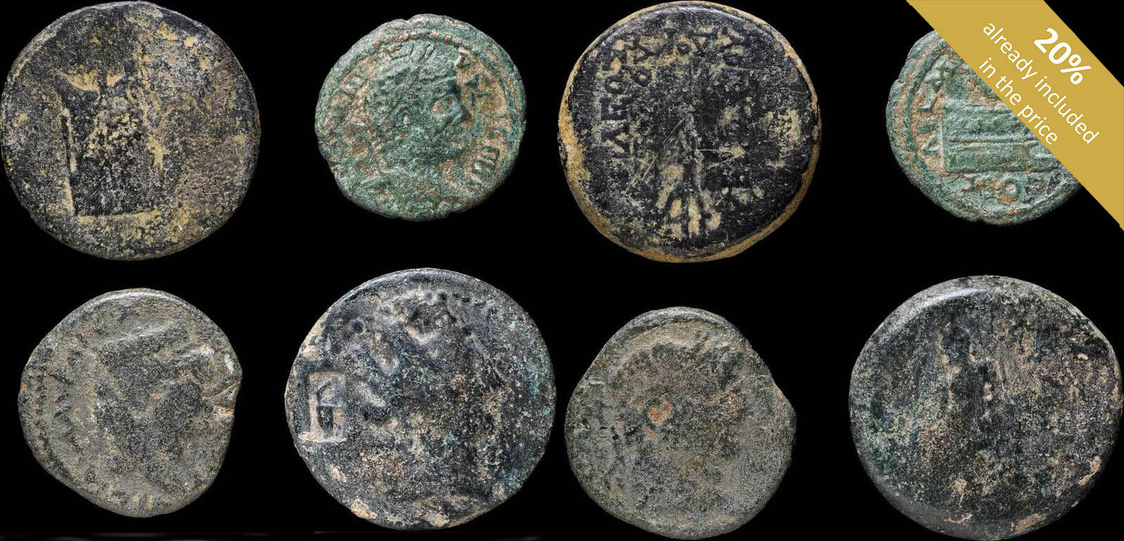 Greek and Greco-Roman coins, lot of 4 pieces. | Ancient Coins
