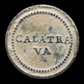 Button Provincial of Calatrava, Spanish army, Napoleonic wars - 16 mm. V
