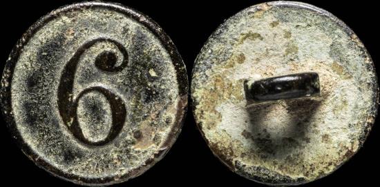 Button Military Spanish, Regiment 6, Napoleonic War - 15 mm. | Ancient ...