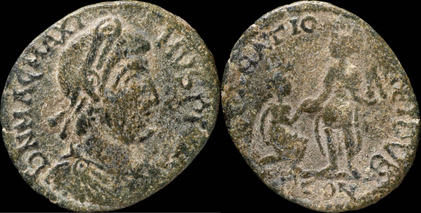 Magnus Maximus - REPARATIO REIPVB, Arles - 25 mm / 3.97 gr. | Ancient Coins