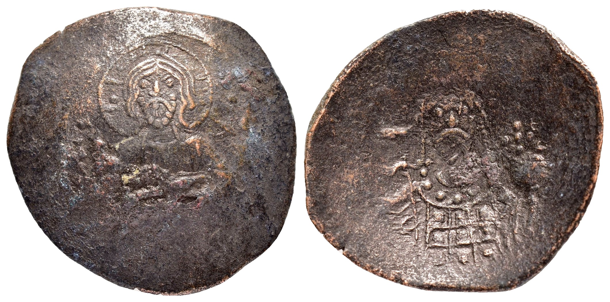 ALEXIUS I COMNENUS.(1081-1118).Constantinople.Trachy. | Byzantine Coins