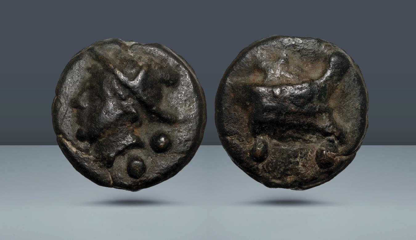 ROMAN REPUBLIC. Aes Grave. Latium. Rome, c. 225-217 BC. Aes grave ...