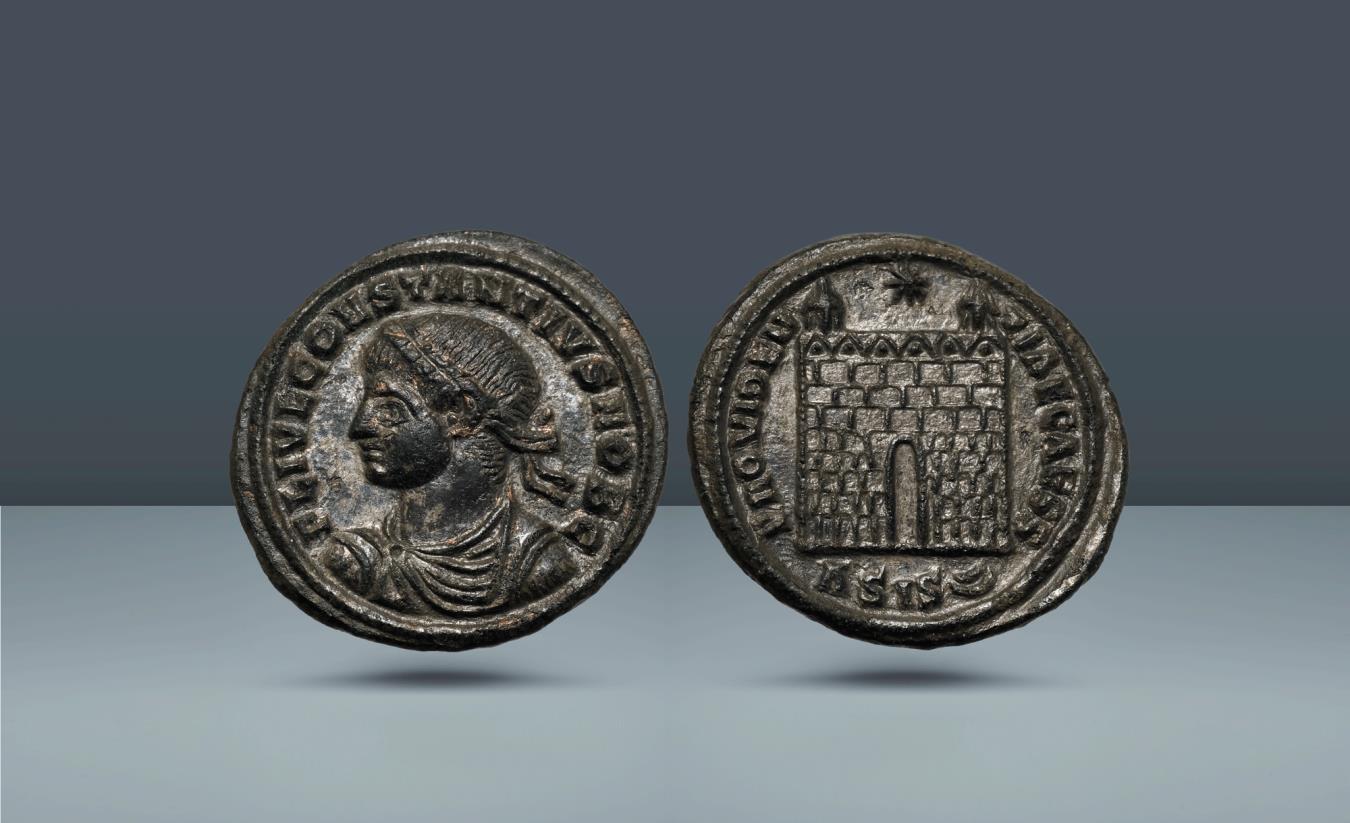 Roman Empire, Constantius II as Caesar, Siscia, c. 328/9 AD, AE 20 ...