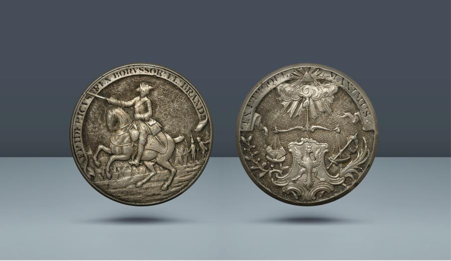 PRUSSIA. Frederick II, the Great. 1740-1786 AD. AR Schraubtaler