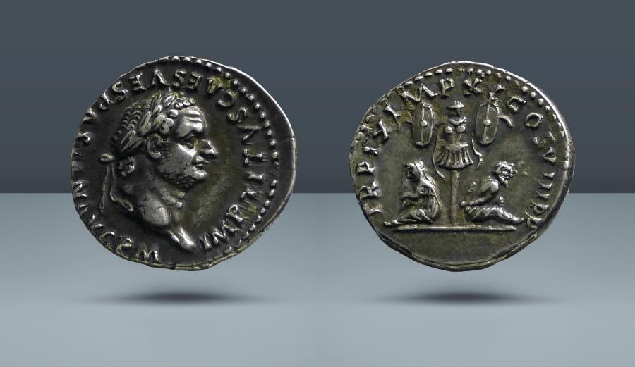 Titus. Rome, c. 80 AD. AR Denarius | Roman Imperial Coins