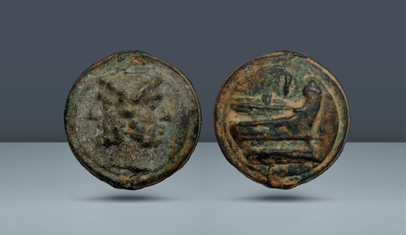 ROMAN REPUBLIC. Anonymous. Rome, c. 225-217 BC. AE Aes Grave | Roman ...