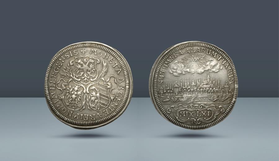 Nürnberg. 1661. AR 1/2 Reichstaler, | European Coins