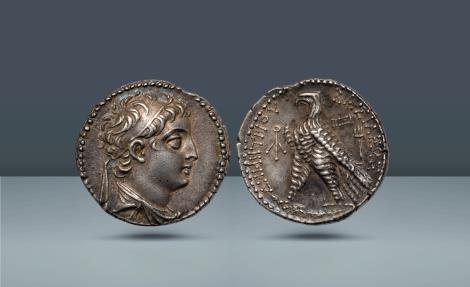 Seleucid Empire, Phoenicia. Demetrius II, Nicator (First reign), 146 ...
