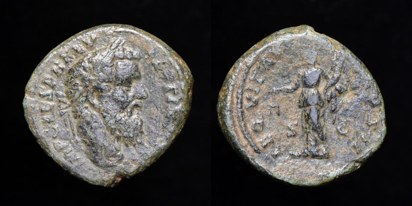 PERTINAX. Æ. As. Aequitas. 193 AD Very rare. | Roman Imperial Coins