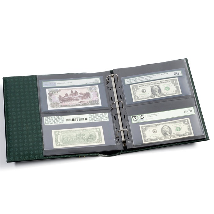 Grande Classic Graded Currency Album Set (black) | Coin Collecting Supplies