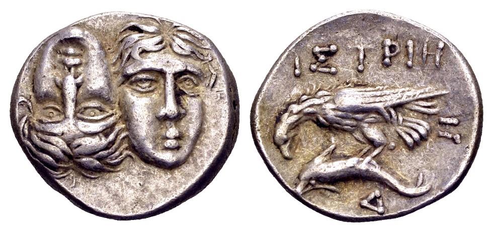 Moesia, Istros. AR Drachm (19mm, 5.14 gram) 4th century BC | Greek Coins
