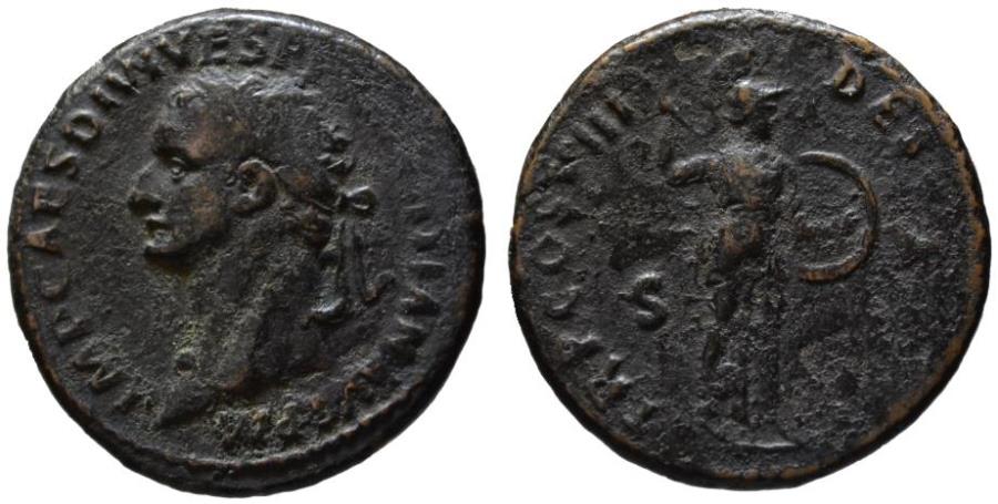 Domitian AE As - MINERVA - 82 AD First coins of the reign | Roman ...