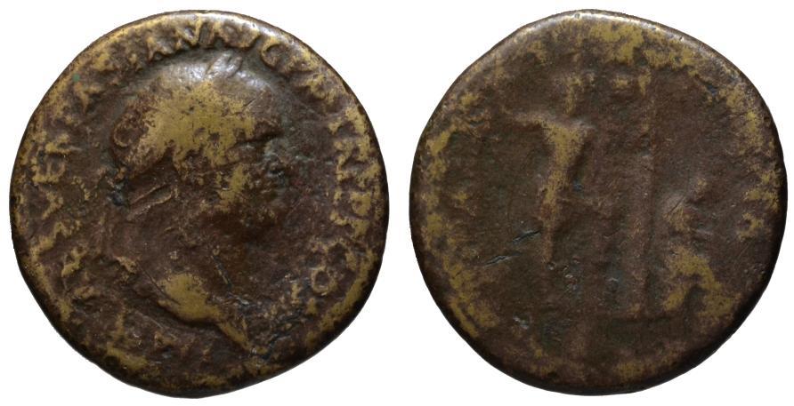 Vespasian AE sestertius - IUDAEA CAPTA - Very Rare | Roman Imperial Coins