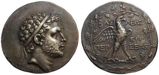 19th C. BMC electrotype - Perseus AR tetradrachm - Eagle | Ancient ...