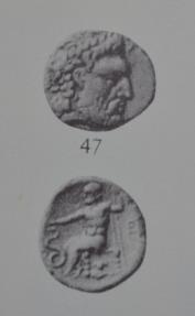 19th C. BMC electrotype - Epidauros AR drachm - Asklepios by Thrasymedes