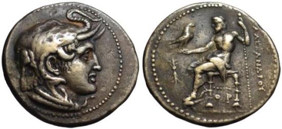 19th C. BMC electrotype - Ptolemy Soter AR tetradrachm - Alexander & Zeus
